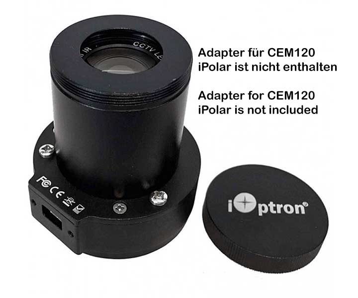 Teleskop-Express: iOptron iPolar Polar Finder Adapter to CEM120 Mounts ...