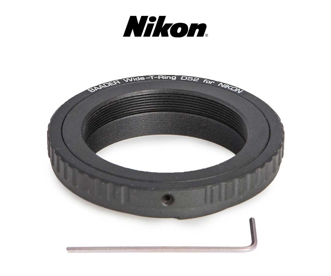 Teleskop-Express: Baader Wide-T-Ring T2 Adapter for Nikon DSLR Cameras ...