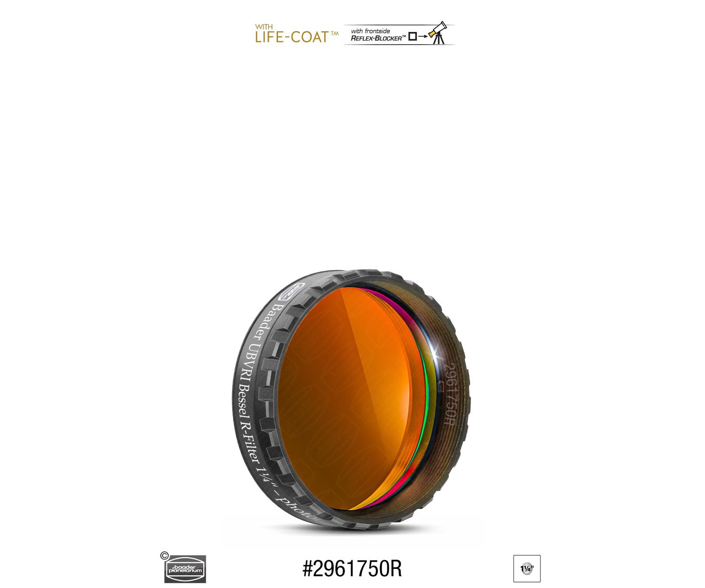 Teleskop-Express: Baader UBVRI Bessel R Filter 1.25" - photometric ...