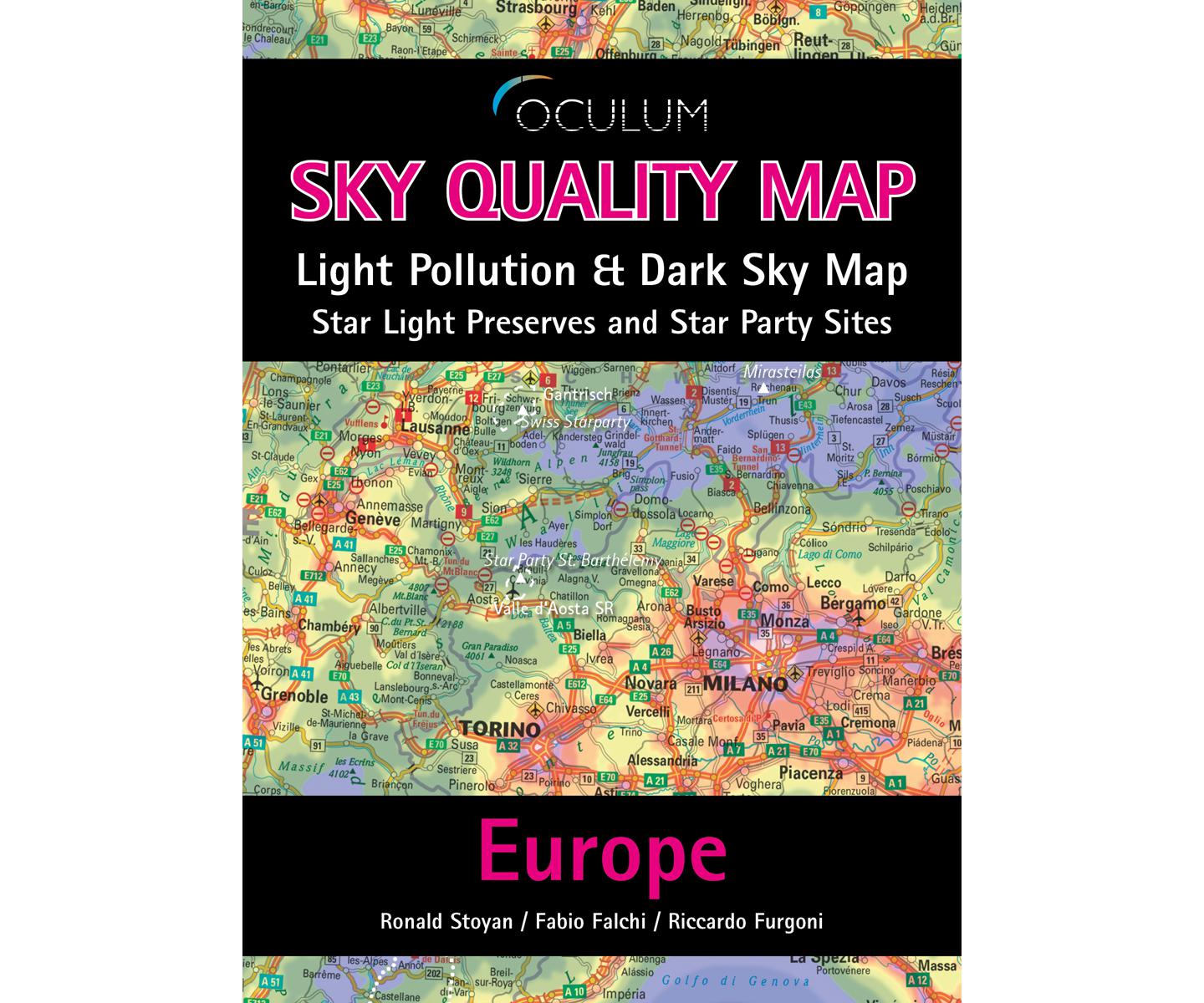 Teleskop-Express: Oculum Sky Quality Map Europe - Light Pollution ...